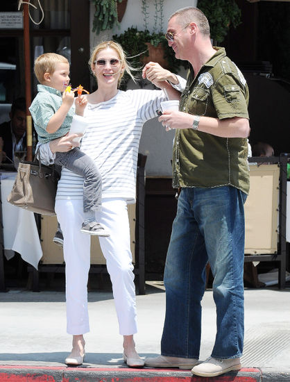 Kelly Rutherford Son Hermes Friend Editorial Stock Photo - Stock Image ...