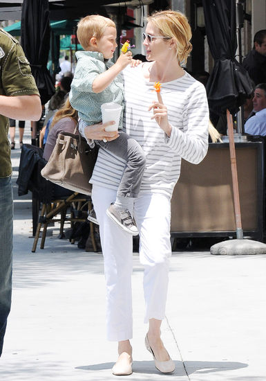 Kelly Rutherford Son Hermes Editorial Stock Photo - Stock Image ...