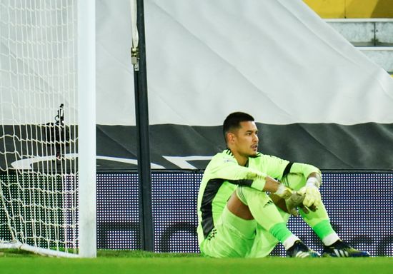 Fulham Goalkeeper Alphonse Areola Reacts After Editorial Stock Photo ...