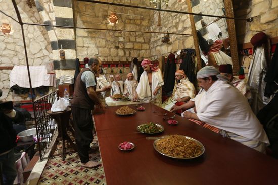 Syrians Eat Before Bath Ancient Alward Editorial Stock Photo - Stock ...