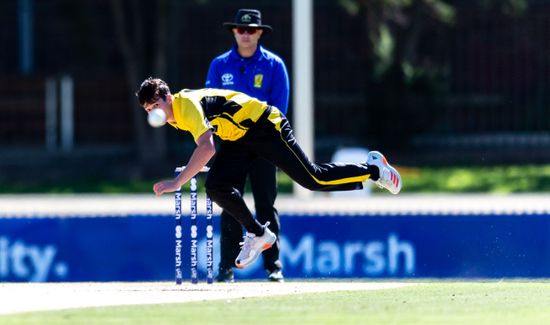Liam Guthrie Western Australia Balls During Editorial Stock Photo ...