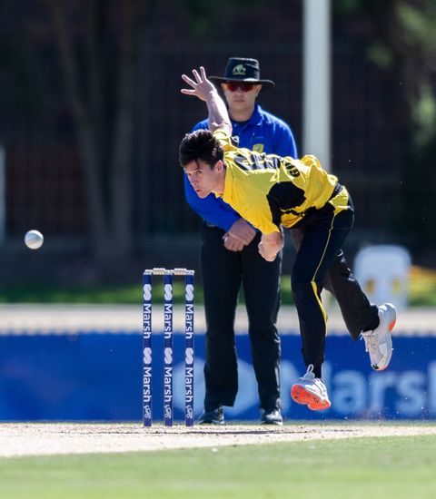 Liam Guthrie Western Australia Balls During Editorial Stock Photo ...