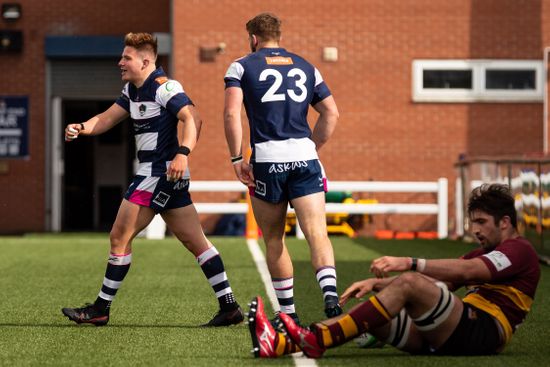 Josh Barton Coventry Rugby Celebrates Scoring Editorial Stock Photo ...