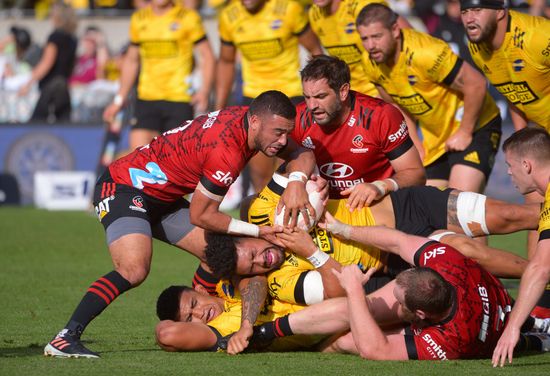 Crusaders Bryn Hall Tries Get Ball Editorial Stock Photo - Stock Image ...