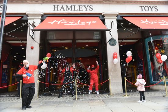 Bubbles Blown By Staff Member Hamleys Editorial Stock Photo - Stock ...