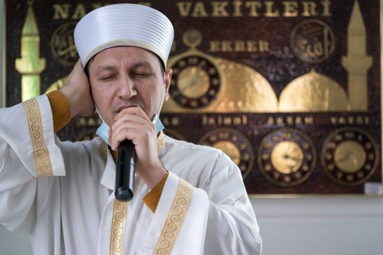 Imam Turkish Mevlana Mosque Calls Prayer Editorial Stock Photo - Stock ...