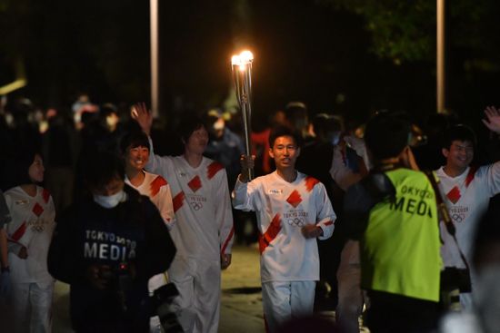 Local Torchbearers Run During Tokyo 2020 Editorial Stock Photo - Stock ...