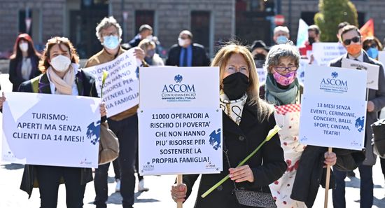 Protest Workers Commerce Tourism Sectors They Editorial Stock Photo ...