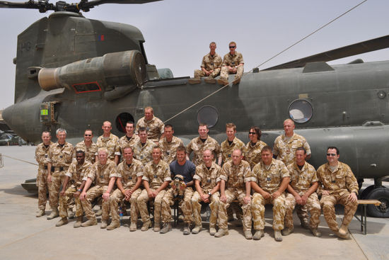 David Beckham Engineers Ch47 Chinook Engineering Editorial Stock Photo ...