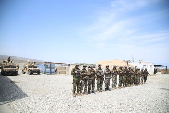 Afghan Army Soldiers Secure Military Base Editorial Stock Photo - Stock ...