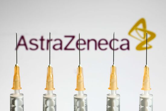 Medical Syringes Seen Astrazeneca Logo Displayed Editorial Stock Photo ...