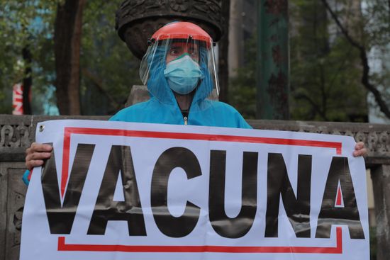 Doctor Protests Sign That Says Vaccine Editorial Stock Photo - Stock ...