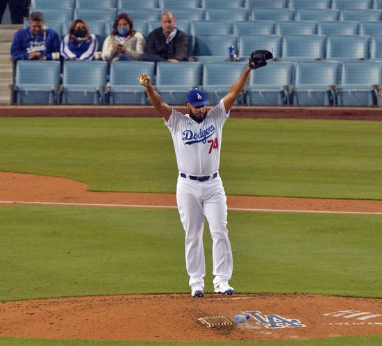 Los Angeles Dodgers Closing Pitcher Kenley Editorial Stock Photo ...