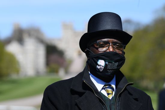 Man Wears Prince Philip Mask Windsor Editorial Stock Photo - Stock ...