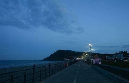 Night View Bray Seafront Promenade During Editorial Stock Photo - Stock ...