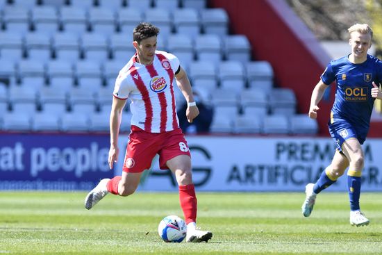 Elliot Osborne Stevenage Fc During Stevenage Editorial Stock Photo ...