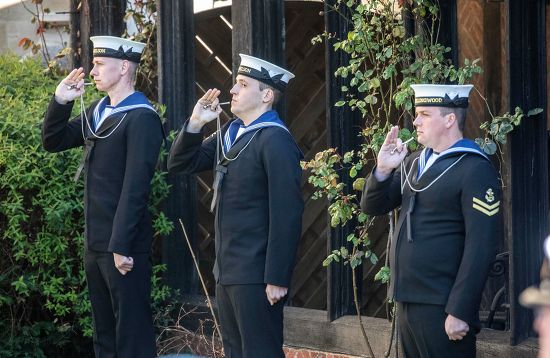 Sailors Pipe Coffin Duke Edinburgh Coffin Editorial Stock Photo - Stock ...