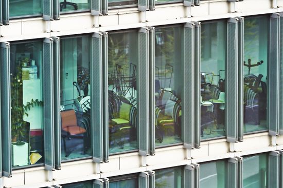 Empty Office Furniture Open Space Calendar Editorial Stock Photo ...