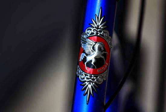 Front Logo On Pegas Bike Downtown Editorial Stock Photo - Stock Image ...