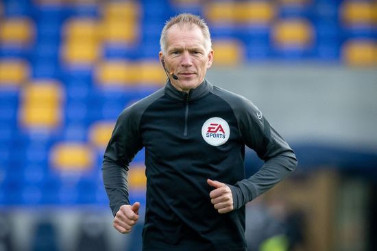 Assistant Referee Michael George During Efl Editorial Stock Photo ...