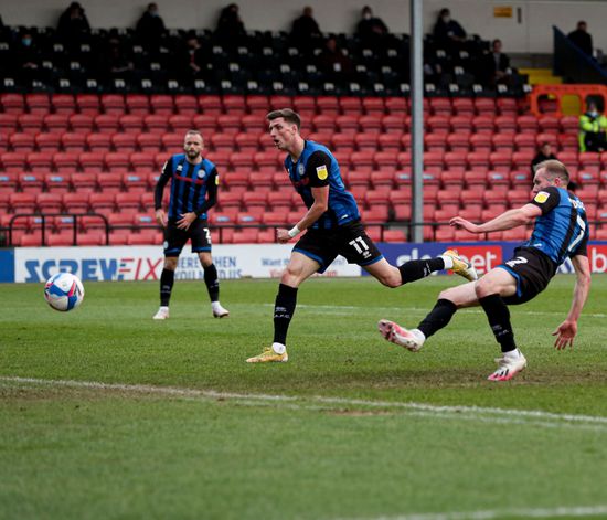 Stephen Dooley Rochdale Misses Chance Score Editorial Stock Photo ...