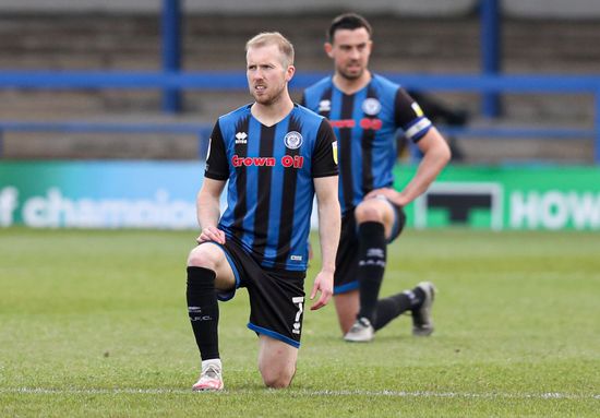 Stephen Dooley Rochdale Takes Knee Editorial Stock Photo - Stock Image ...