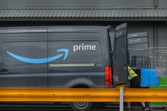 Amazon Prime Van Being Loaded Amazon Editorial Stock Photo - Stock ...