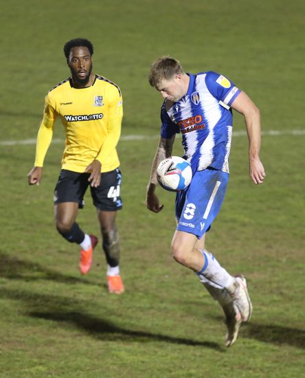 Colchester Uniteds Harry Pell During League Editorial Stock Photo ...