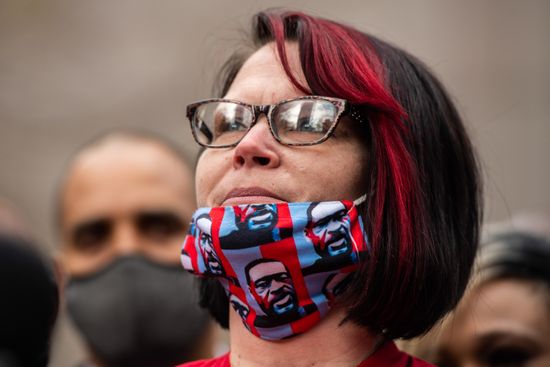 George Floyds Girlfriend Courtney Ross Speaks Editorial Stock Photo ...