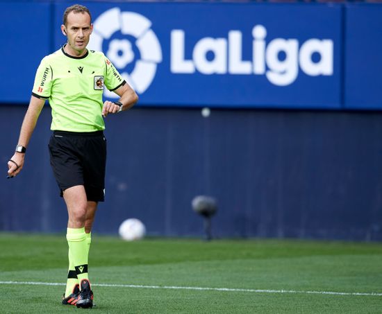 Referee Mario Melero Lopez Looks On Editorial Stock Photo - Stock Image | Shutterstock