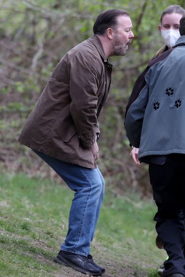 Ricky Gervais On Set Afterlife Editorial Stock Photo - Stock Image ...
