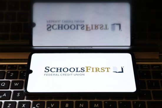 Schoolsfirst Federal Credit Union Logo Displayed Editorial Stock Photo ...