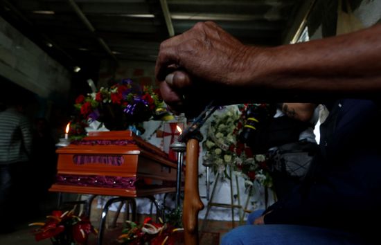 Members Indigenous Community Attend Wake Sandra Foto de stock de ...