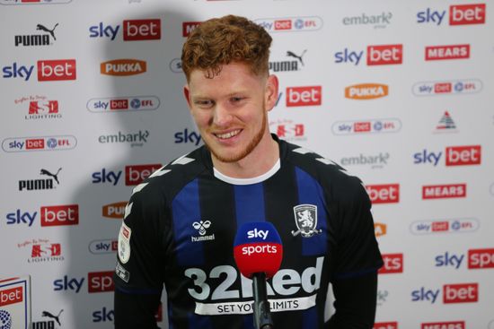Middlesbroughs Connor Malley All Smiles After Editorial Stock Photo ...