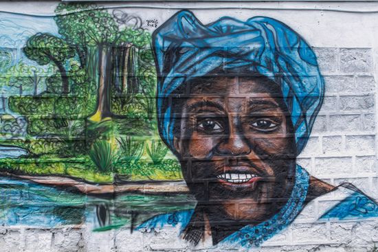 Mural Late Professor Wangari Maathai Nobel Editorial Stock Photo ...