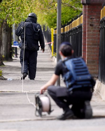 Member Bomb Squad Team Attends Security Editorial Stock Photo - Stock ...