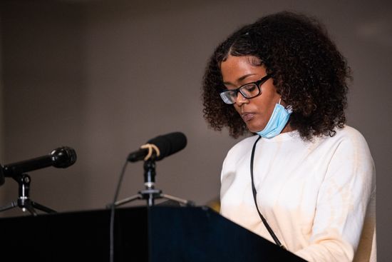 Chyna Whitaker Mother Daunte Wright Jr Editorial Stock Photo - Stock ...