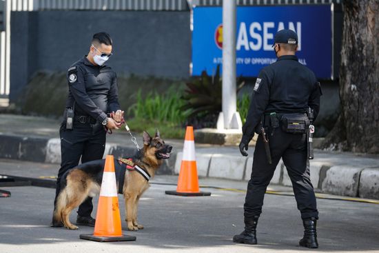 Members Presidential Security Force Stand Guard Editorial Stock Photo ...