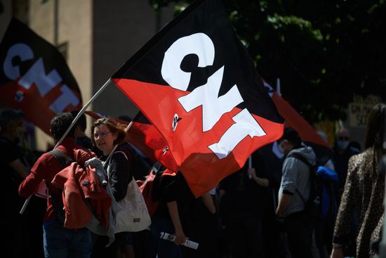 Flag Cnt Union Culture Workers Actors Editorial Stock Photo - Stock ...