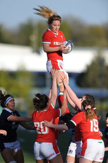 Manon Jones Wales Wins Lineout Editorial Stock Photo - Stock Image ...