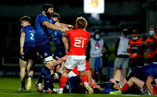 Leinster Vs Munster Leinsters Scott Vardy Editorial Stock Photo - Stock ...