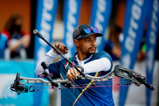 Colombian Archer Juan Fernando Bonilla Participates Editorial Stock ...
