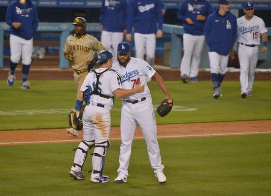 Los Angeles Dodgers Closing Pitcher Kenley Editorial Stock Photo ...