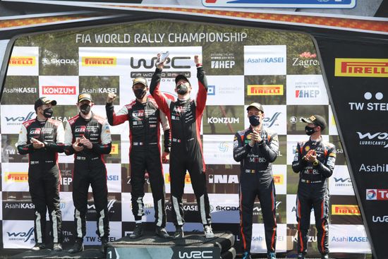 Closing Ceremony Award Ceremony Wrc Croatia Editorial Stock Photo ...