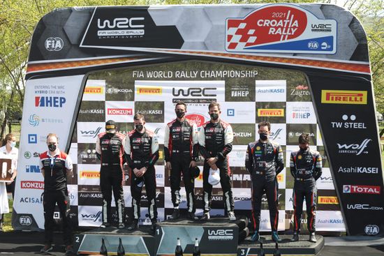 Closing Ceremony Award Ceremony Wrc Croatia Editorial Stock Photo ...