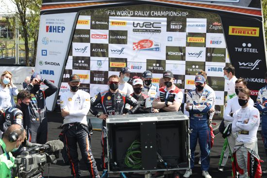Closing Ceremony Award Ceremony Wrc Croatia Editorial Stock Photo ...