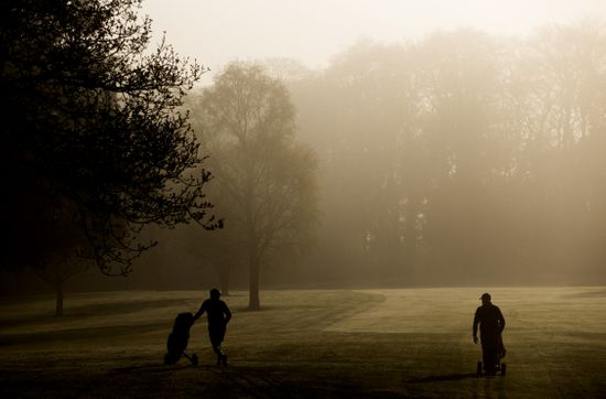 Golfers Alan Gorman Barry Gillispe Enjoy Editorial Stock Photo - Stock ...