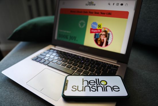 Hello Sunshine Logo Displayed On Phone Editorial Stock Photo - Stock ...