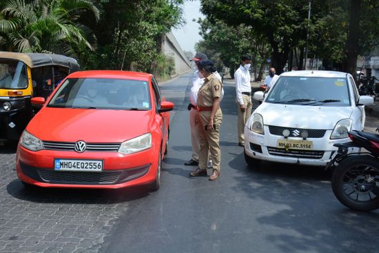 Traffic Police Checking Vehicles Amid Strict Editorial Stock Photo ...