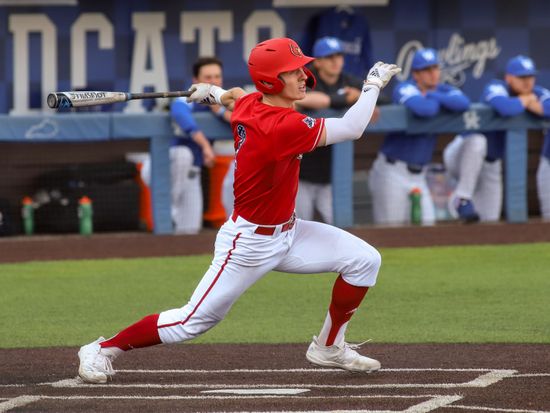 Cooper Bowman Swings During Game Between Editorial Stock Photo - Stock ...